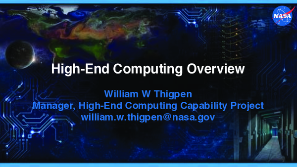 (PDF) High-End Computing Overview | William Thigpen - Academia.edu
