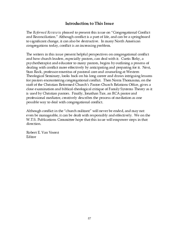(PDF) Introduction to This Issue | Robert Van Voorst - Academia.edu