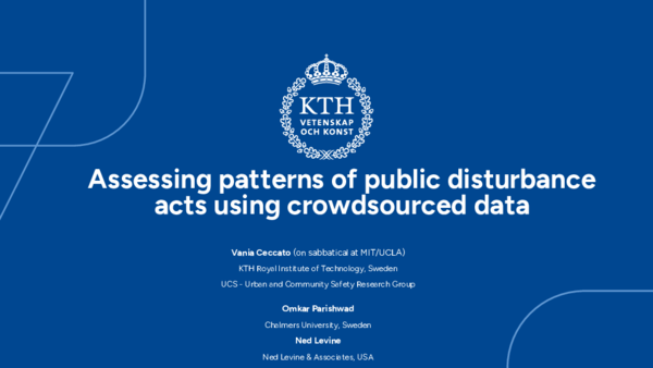 (PDF) Assessing patterns of public disturbance acts using crowdsourced ...
