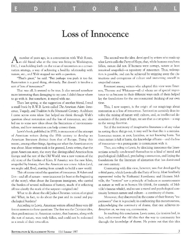 (PDF) Loss of Innocence | William Jordan - Academia.edu