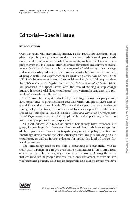 (PDF) Editorial—Special Issue