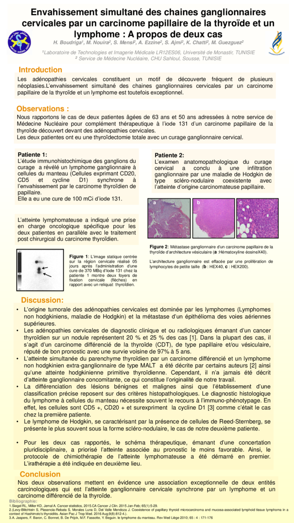 (PDF) Envahissement simultané des chaînes ganglionnaires cervicales par ...