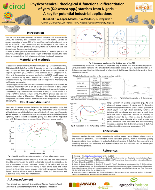 (PDF) Physicochemical, rheological & functional differentiation of yam (#dioscorea#spp ...
