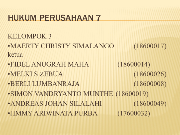 (PPT) Slide hukum perusahaan
