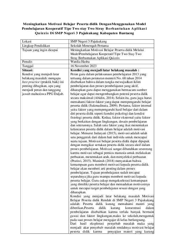 (PDF) Best Pratice wardia