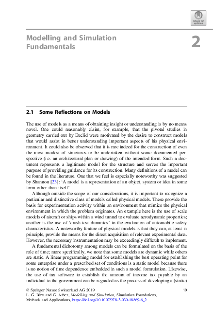 (PDF) Modelling and Simulation Fundamentals
