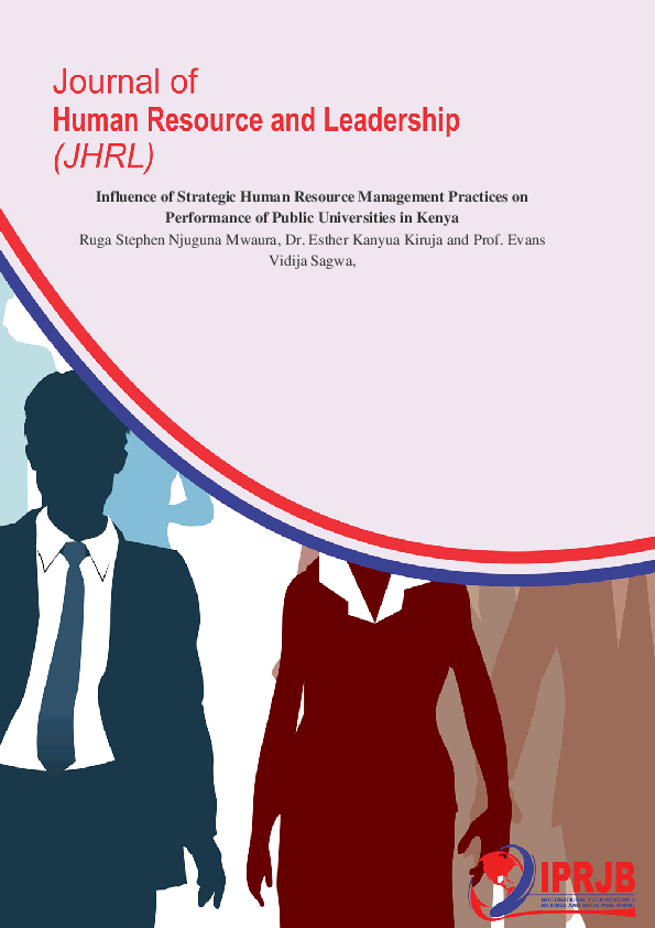Pdf Influence Of Strategic Human Resource Management Practices On Performance Of Public