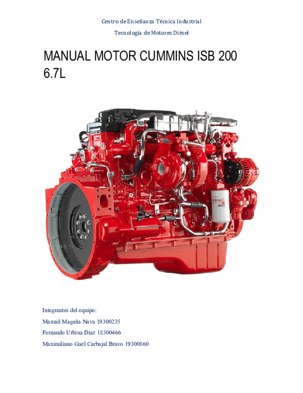 (DOC) Manual cummins
