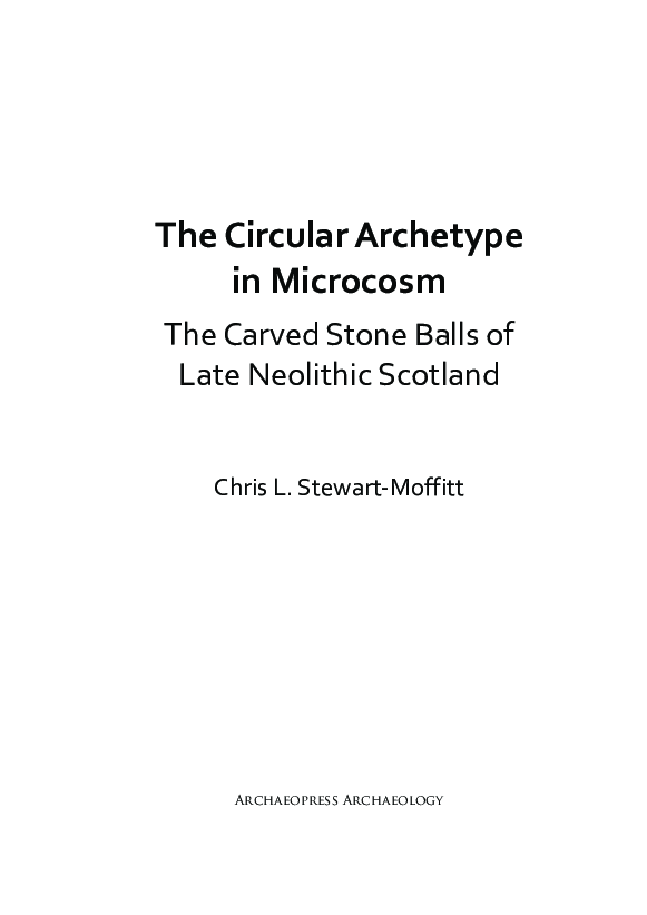 (PDF) The Circular Archetype in Microcosm: The Carved Stone Balls of ...