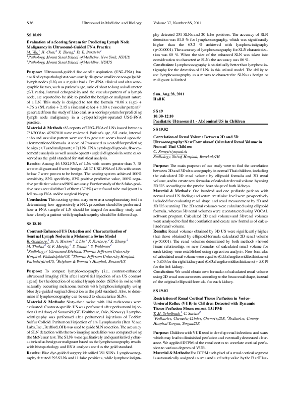 Pdf Evaluation Of A Scoring System For Predicting Lymph Node