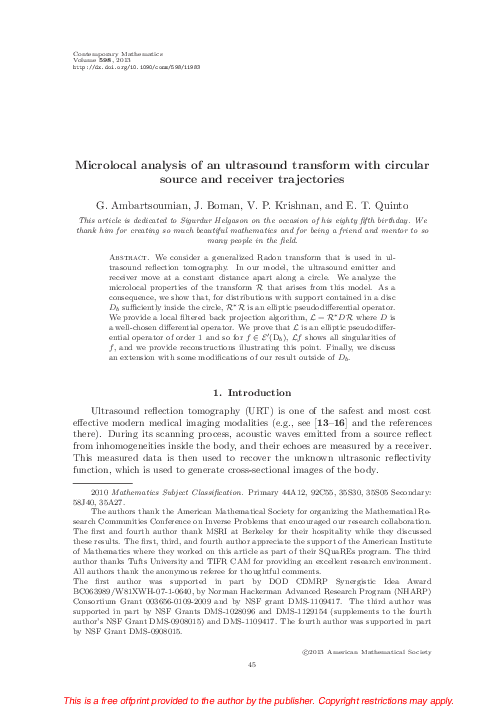 Pdf Geometric Analysis And Integral Geometry