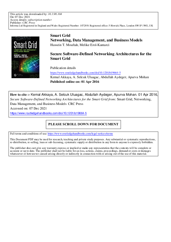 (PDF) Smart Grid