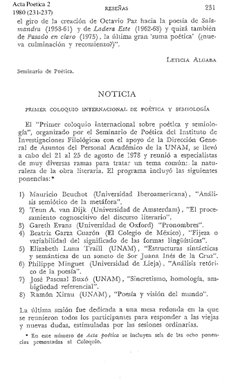 (PDF) El primer coloquio internacional de poética y semiología