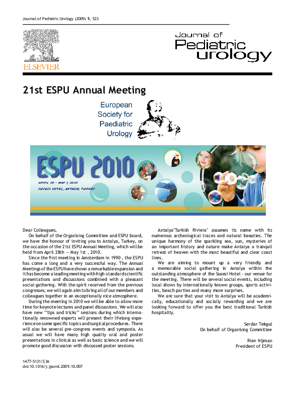 (PDF) 21st ESPU Annual Meeting