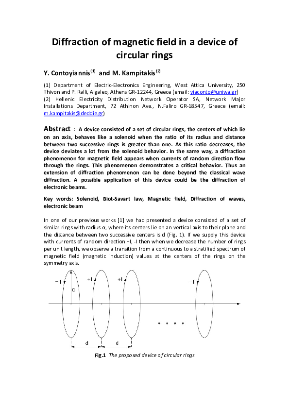 (PDF) Diffraction-like stratified magnetic field in a device of ...
