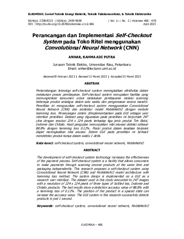 (PDF) Perancangan dan Implementasi Self-Checkout System pada Toko Ritel ...