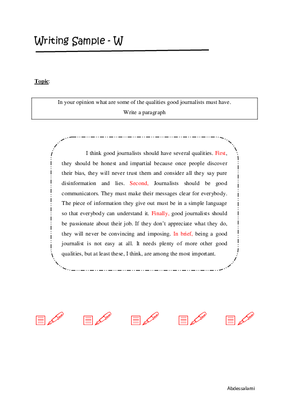 (PDF) Writing Sample -W
