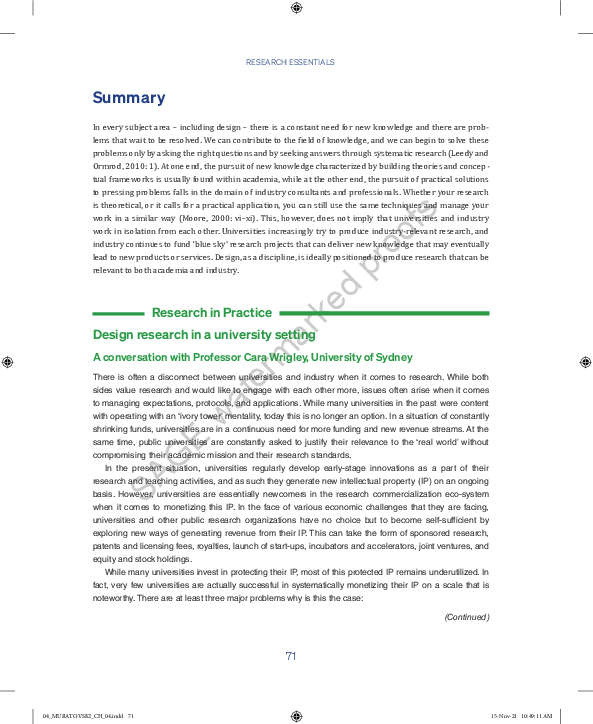 (PDF) Design research in a university setting: A conversation with ...