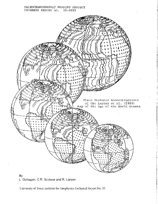 (PDF) Plate Tectonic Reconstructions of the Larson et al. (1985) Map of ...