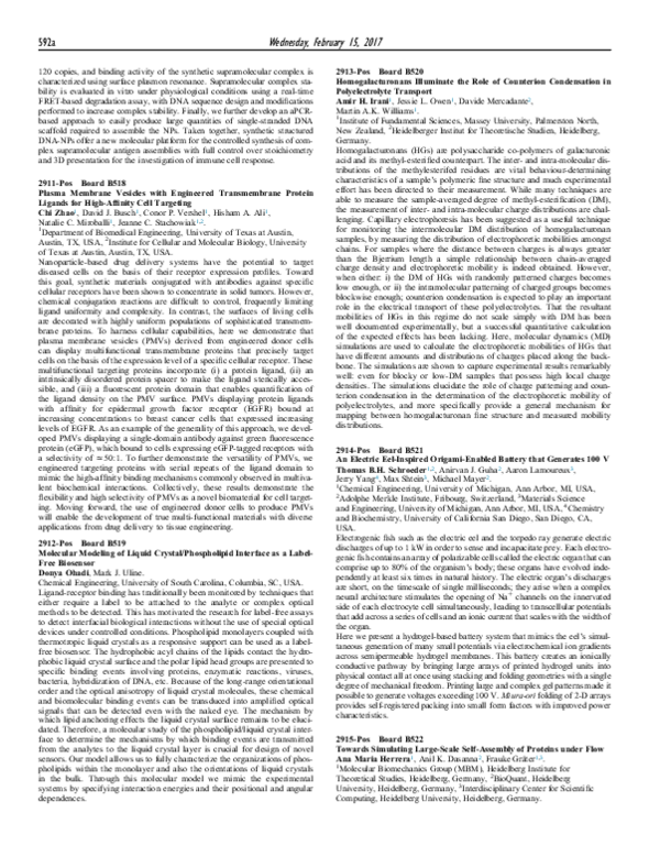 (PDF) Homogalacturonans Illuminate the Role of Counterion Condensation ...