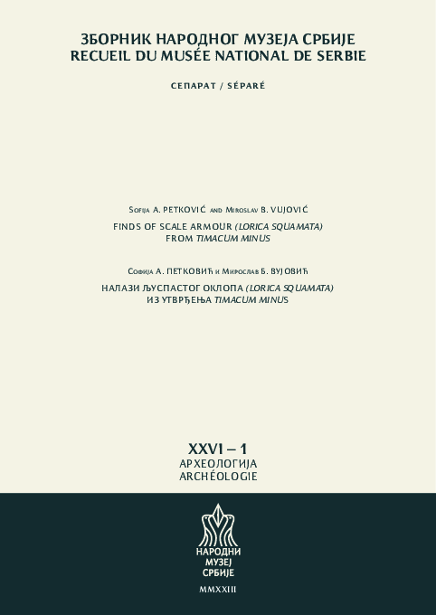 (PDF) Sofija A.Petković, Miroslav B.Vujović, Finds of scale armour (lorica squamata) from ...