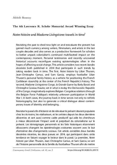 (PDF) The 4th Lawrence R. Schehr Memorial Award Winning Essay