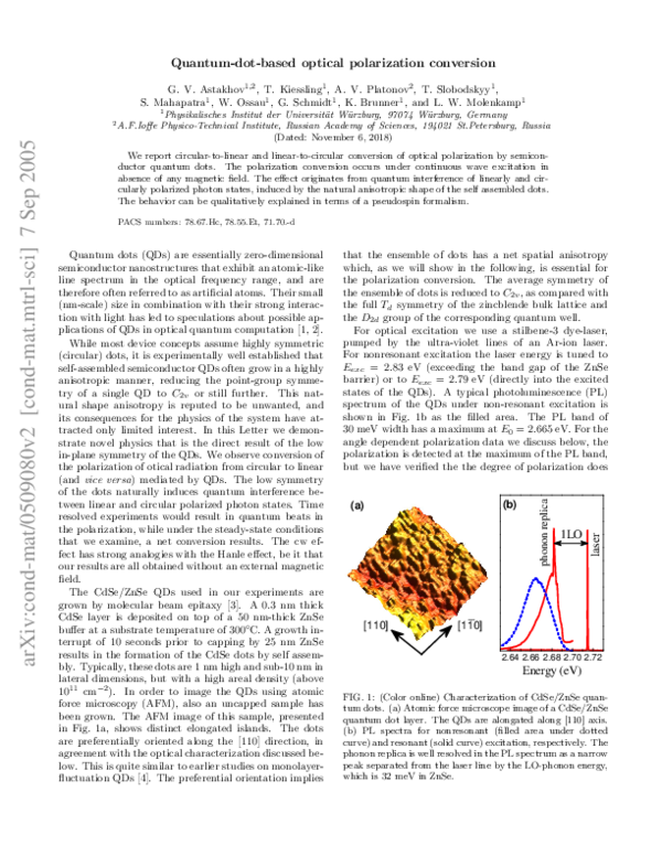 (PDF) Circular-to-Linear and Linear-to-Circular Conversion of Optical ...