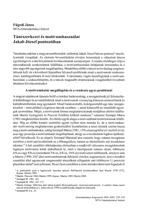 (PDF) Táncszerkezet és motívumhasználat Jakab József pontozóiban