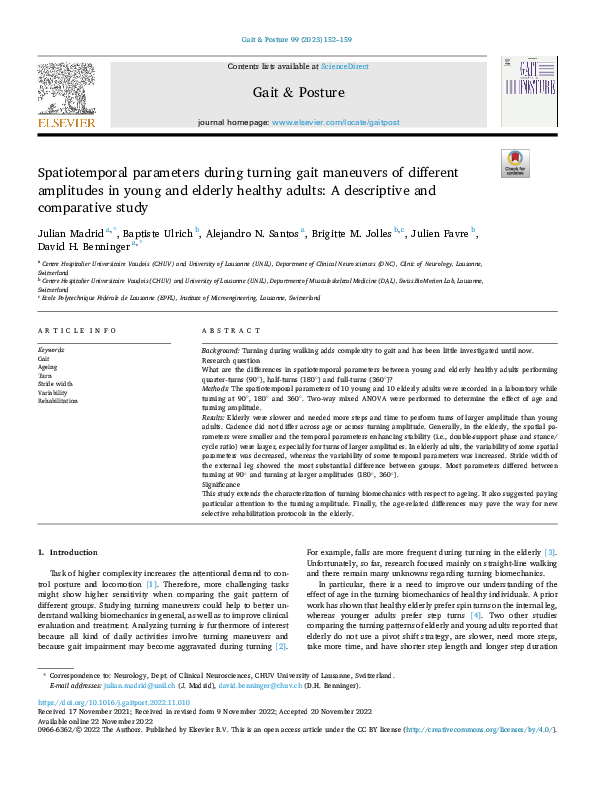 (PDF) Gait & Posture