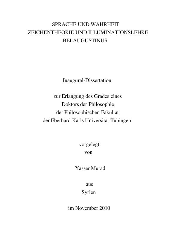 (PDF) Sprache und Wahrheit. Zeichentheorie und Illuminationslehre bei ...