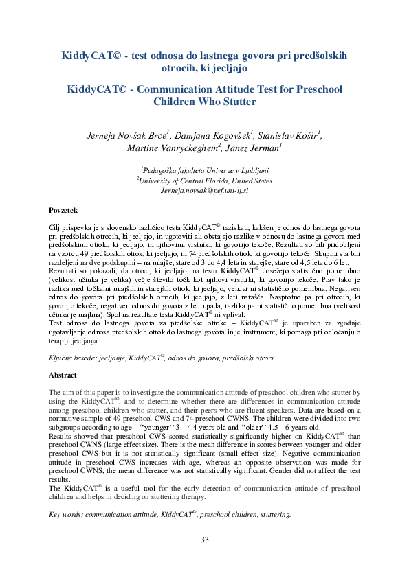 (PDF) KiddyCAT© - communication attitude test for preschool children ...