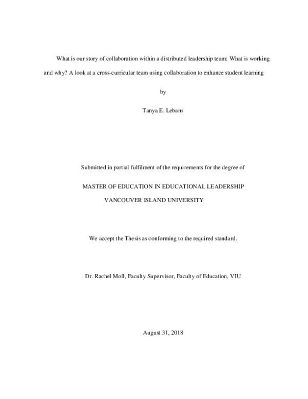 (PDF) What is our story of collaboration within a distributed ...