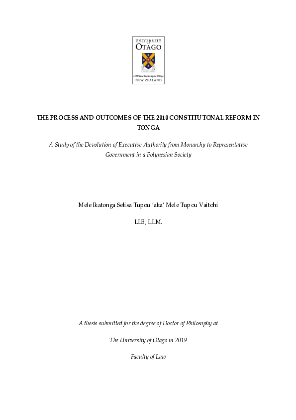 (PDF) The process and outcomes of the 2010 constitutional reform in ...