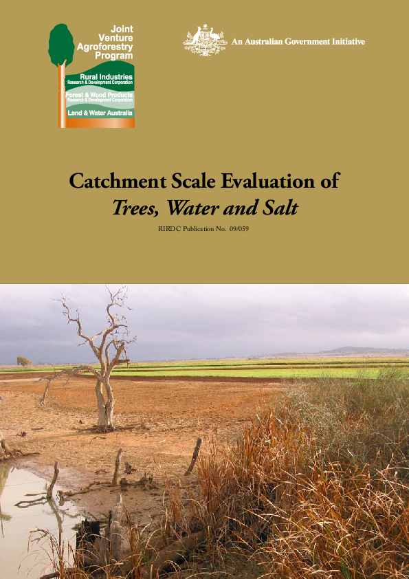 (PDF) Catchment scale evaluation of trees, water and salt