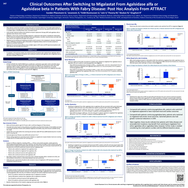 (PDF) Clinical outcomes after switching to migalastat from agalsidase ...