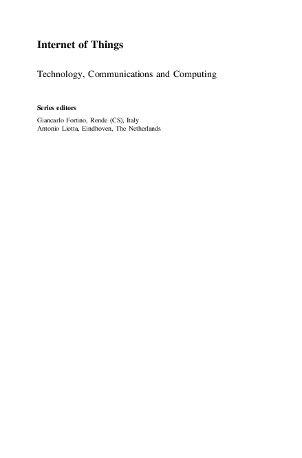 (PDF) Management of Cyber Physical Objects in the Future Internet of Things: Methods ...