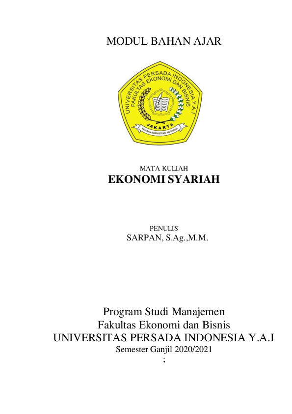 (PDF) MODUL PRAKTIKUM EKONOMI SYARIAH 2 Maret 2021 - | Amira Widi ... (PDF) MODUL PRAKTIKUM EKONOMI SYARIAH 2 Maret 2021 - | Amira Widi ...