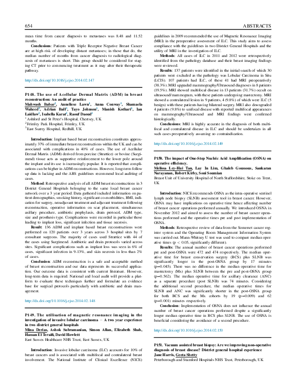 (PDF) The impact of One-Step Nucleic Acid Amplification (OSNA) on ...