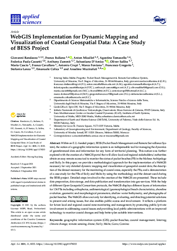 Pdf Webgis Implementation For Dynamic Mapping And Visualization Of
