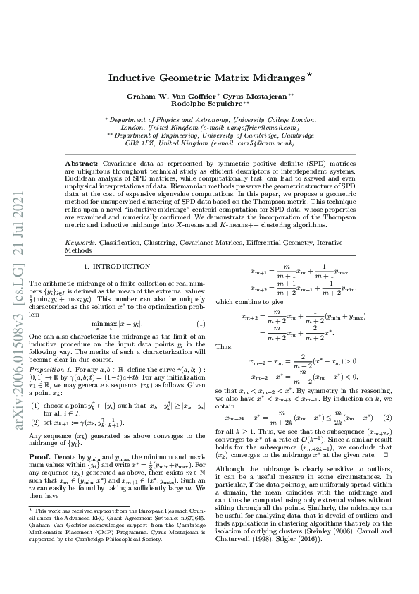 (PDF) Inductive Geometric Matrix Midranges
