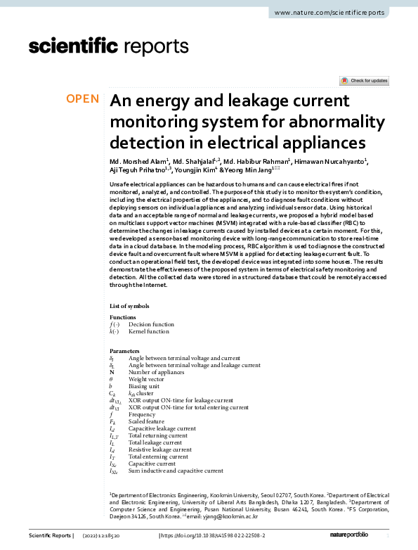 (PDF) An energy and leakage current monitoring system for abnormality ...