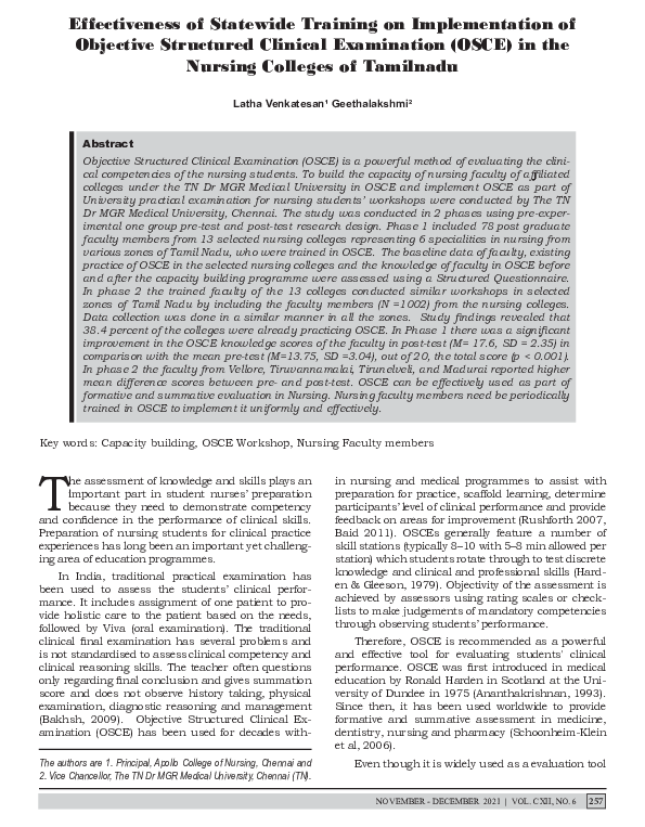 (PDF) Effectiveness of Statewide Training on Implementation of ...