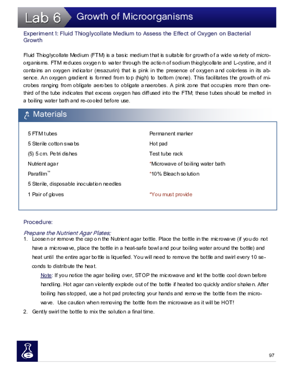 (PDF) Growth of Microorganisms