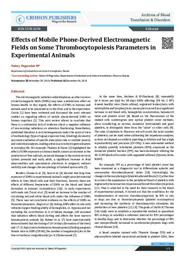 (PDF) Neurophysiological effects of mobile phone electromagnetic fields ...