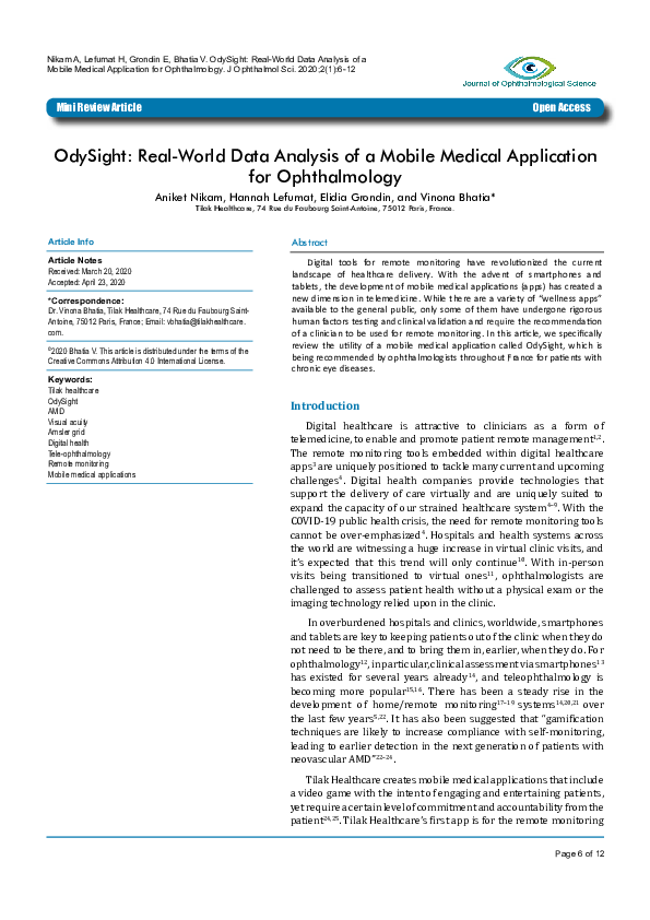 (PDF) OdySight: Real-World Data Analysis of a Mobile Medical ...