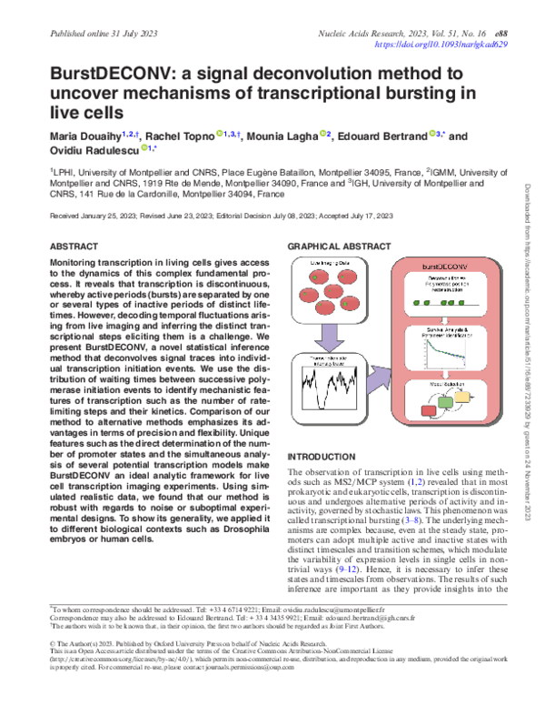 (PDF) BurstDECONV: a signal deconvolution method to uncover mechanisms ...