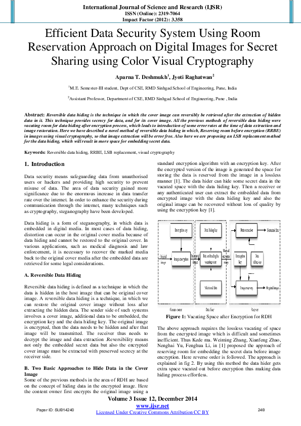 (PDF) Licensed Under Creative Commons Attribution CC BY Efficient Data Security System Using ...