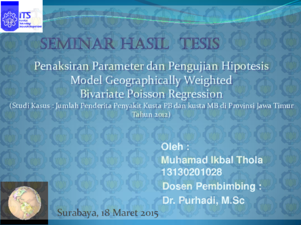 (PDF) Penaksiran Parameter Dan Pengujian Hipotesis ModelGeographically ...