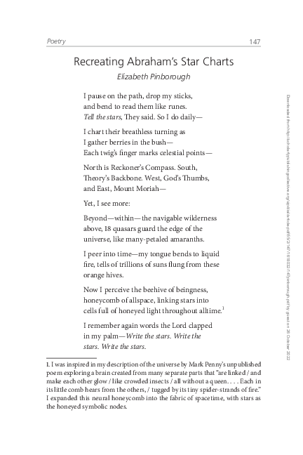 (PDF) Recreating Abraham's Star Charts | Elizabeth Pinborough - Academia.edu