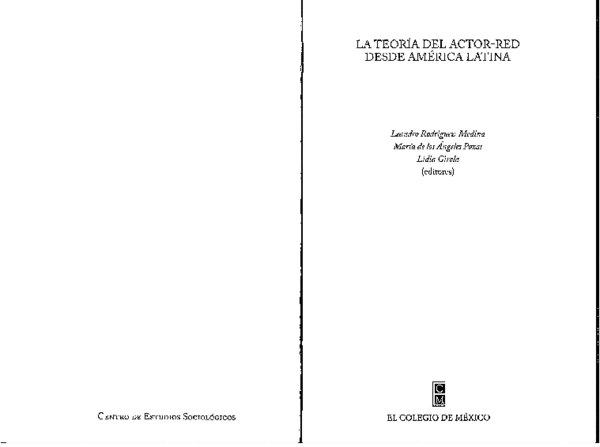(PDF) TEORÍA DEL ACTOR-RED Y TEORÍA DE LOS IMAGINARIOS SOCIALES:: UNA ...